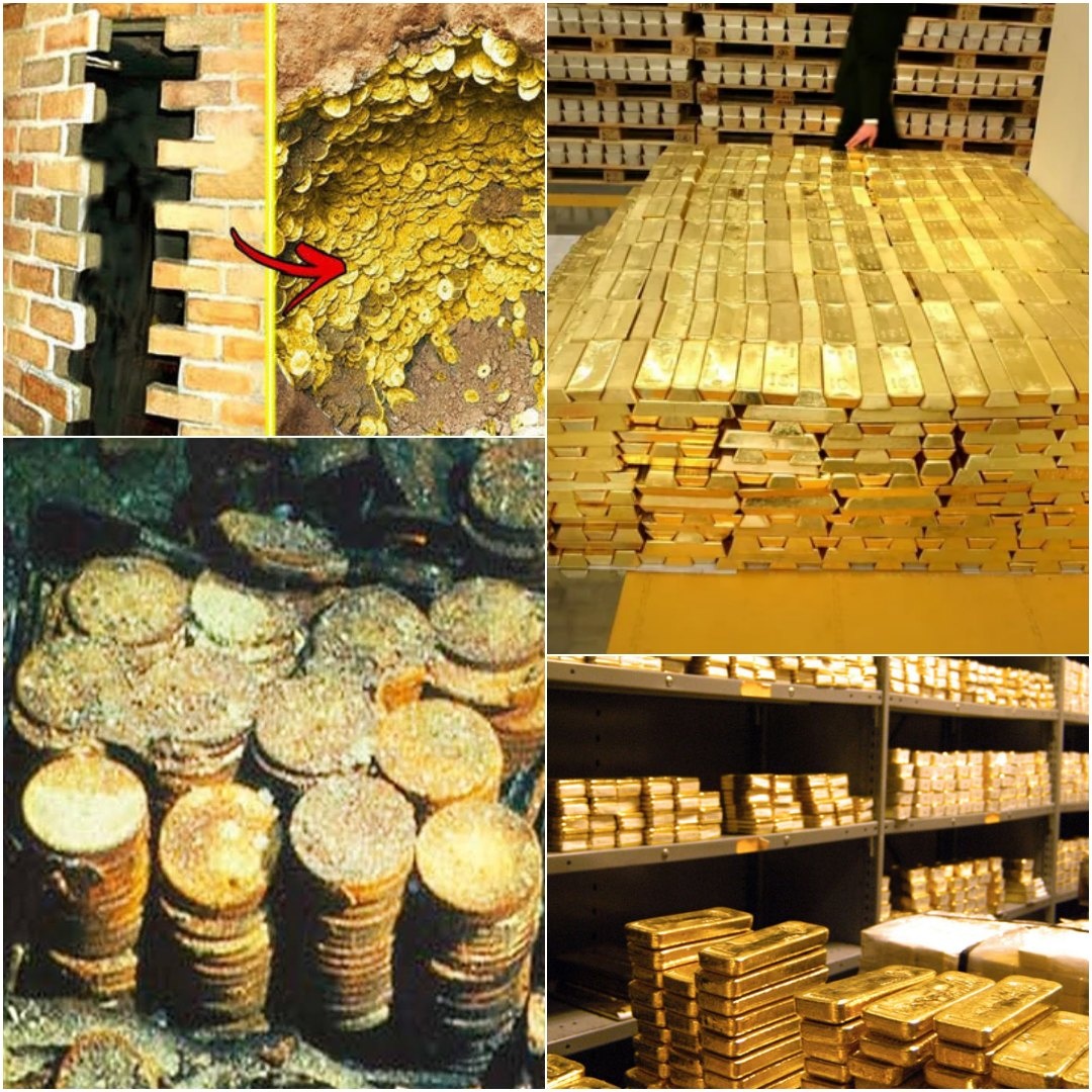 Natural man finds treasure when repairing house. 350 years old ...