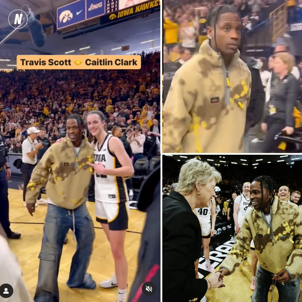 WATCH: Travis Scott marks presence to witness "friend" Caitlin Clark ...