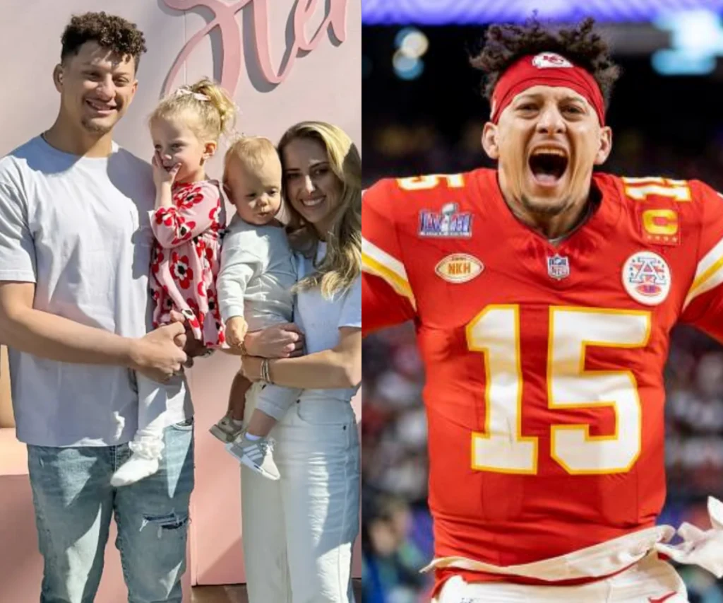 Patrick Mahomes shows off a sweet moment celebrating his 2nd wedding ...