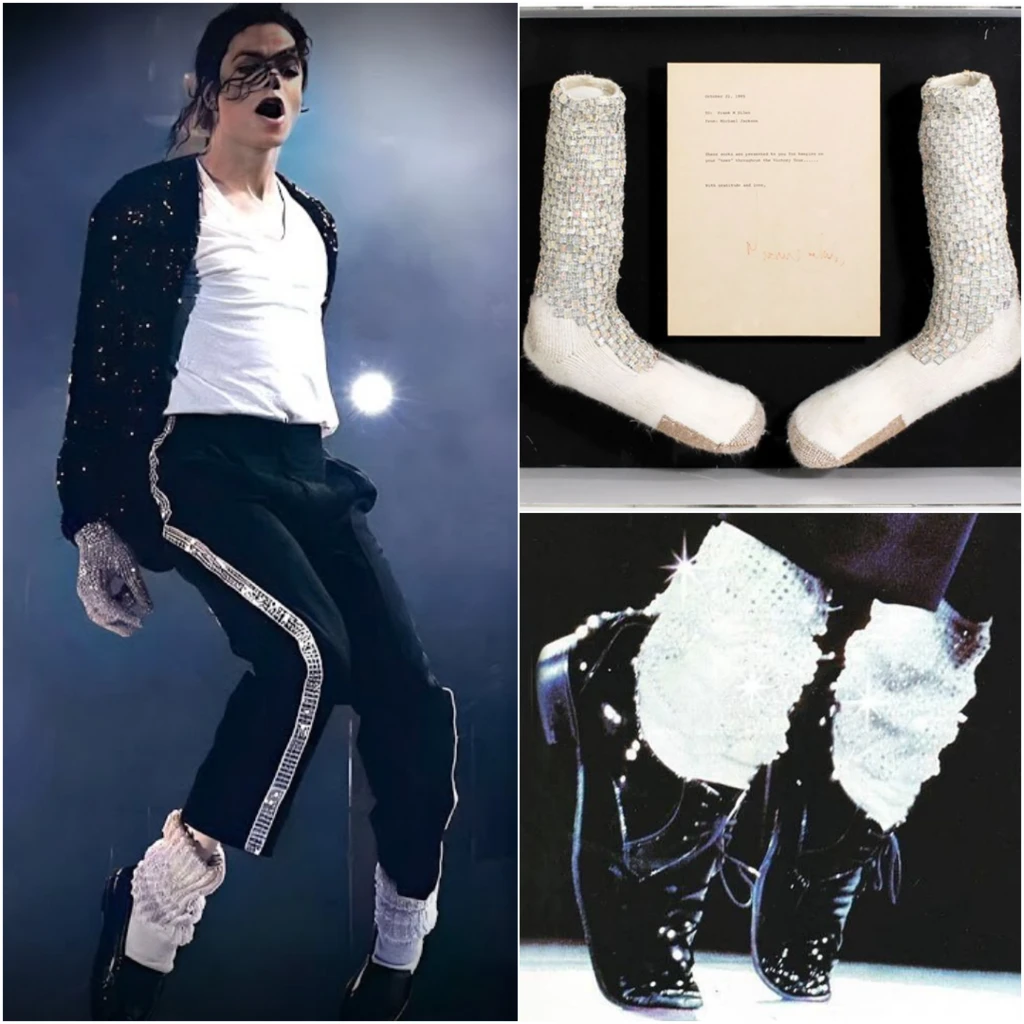 Michael Jackson's iconic moonwalk socks are tipped to sell for over ...
