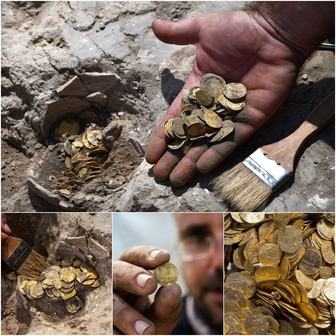 Treasure of 2,000 1,000-year-old gold coins under The sea of Israel - News
