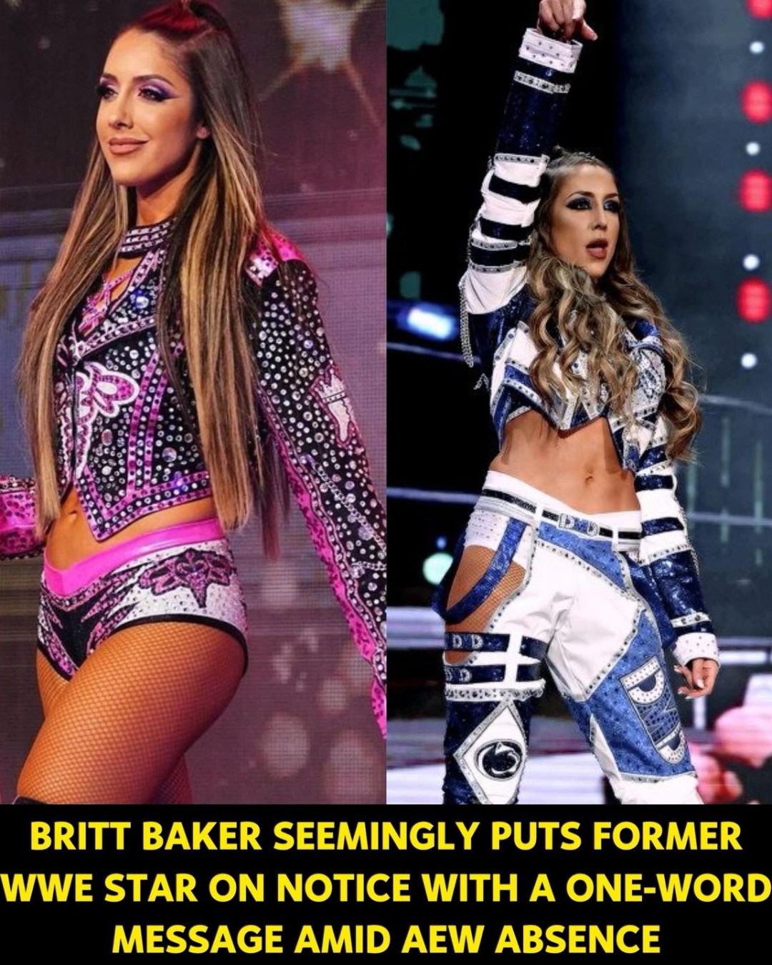 Britt Baker seemingly puts former WWE star on notice with a one-word message amid AEW absence - News