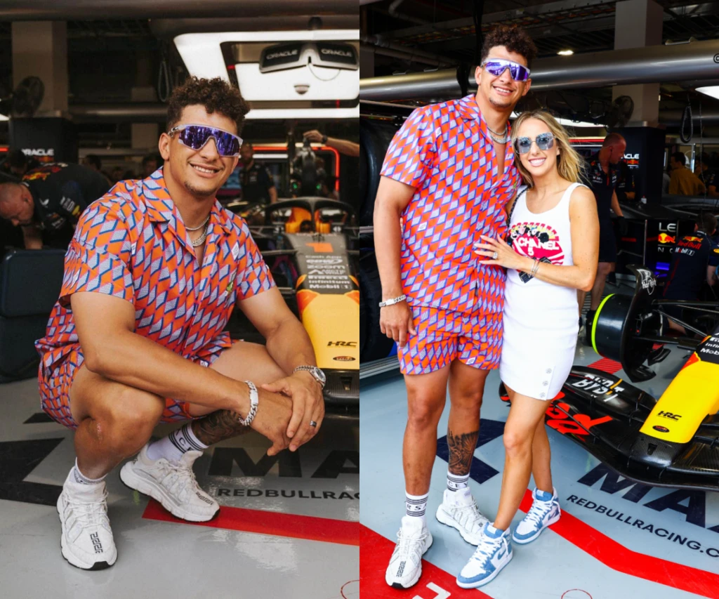 Patrick Mahomes’ High End Versace Sneakers, Worth Almost 5x More Than ...