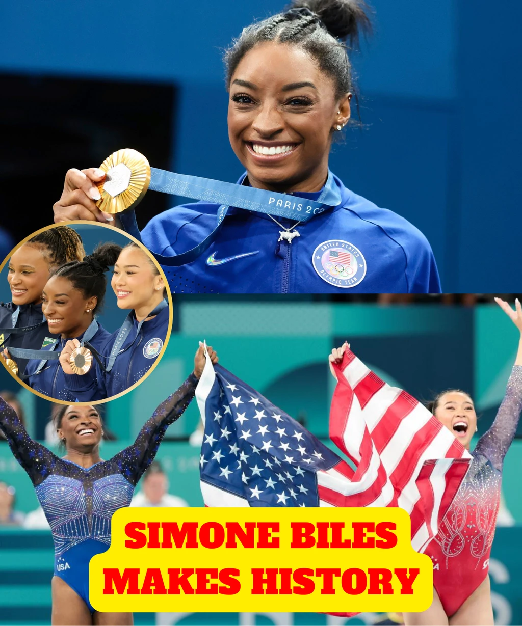 Simone Biles makes history yet again as she becomes oldest female ...