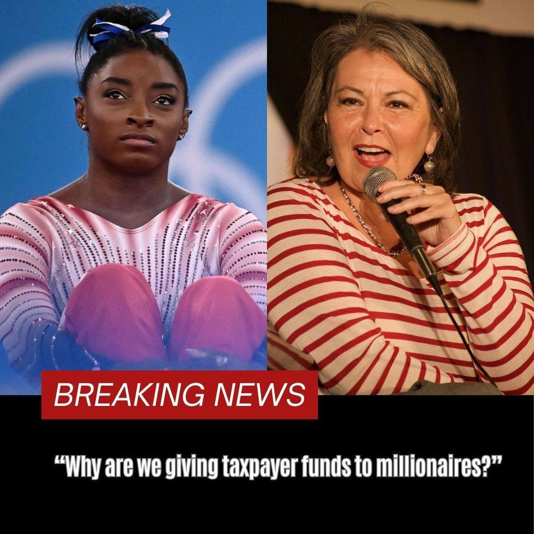 Outrage Erupts as Roseanne Barr Criticizes Simone Biles’ $44K Loan ...