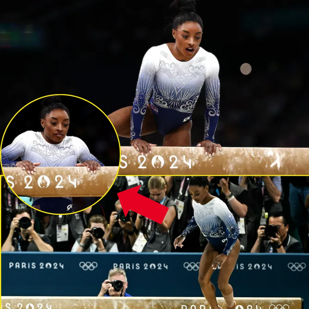 SHOCK Simone Biles falls off the beam at the Paris Olympics 2024 - News