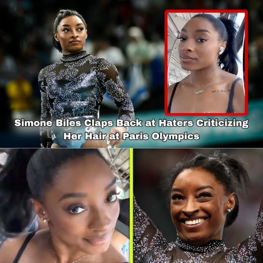 Simone Biles Claps Back at Haters Criticizing Her Hair at Paris ...