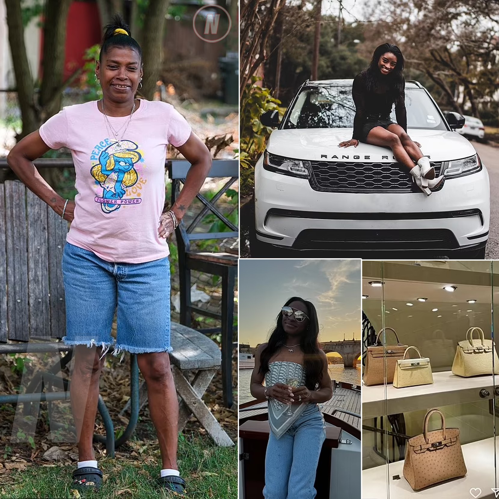 EXCLUSIVE! Simone Biles flaunts her Birkins, Range Rover and Texas ...