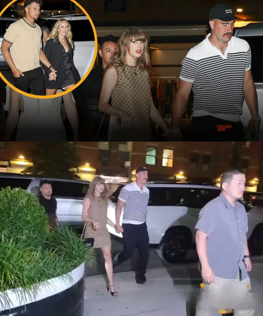 Taylor Swift and Travis Kelce enjoy a dinner date with Patrick and ...