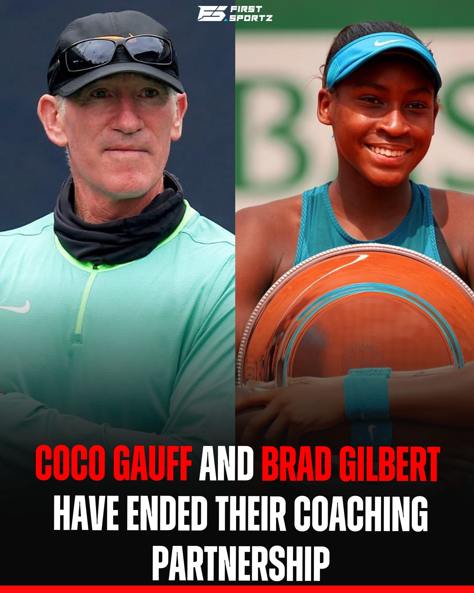 Coco Gauff splits with coach Brad Gilbert after more than a year and one Grand Slam title ...