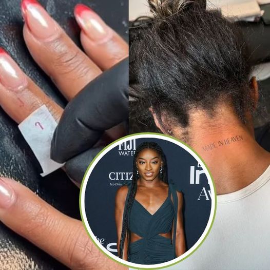 Simone Biles Unveils New Finger Tattoo … A Heartfelt Tribute to Husband ...
