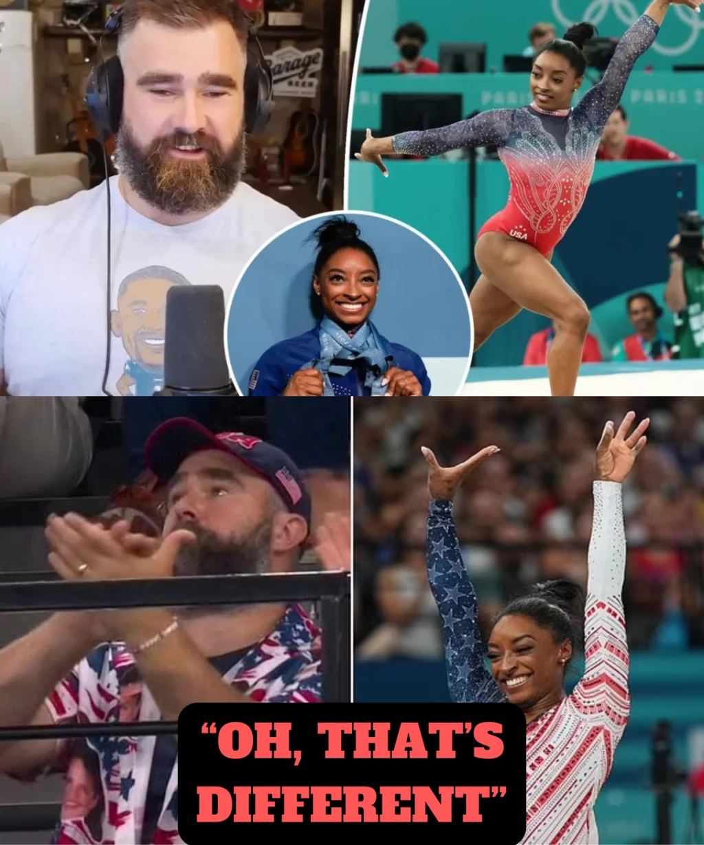 Jason Kelce Admits Initial Doubts but Left in Awe of Simone Biles ...
