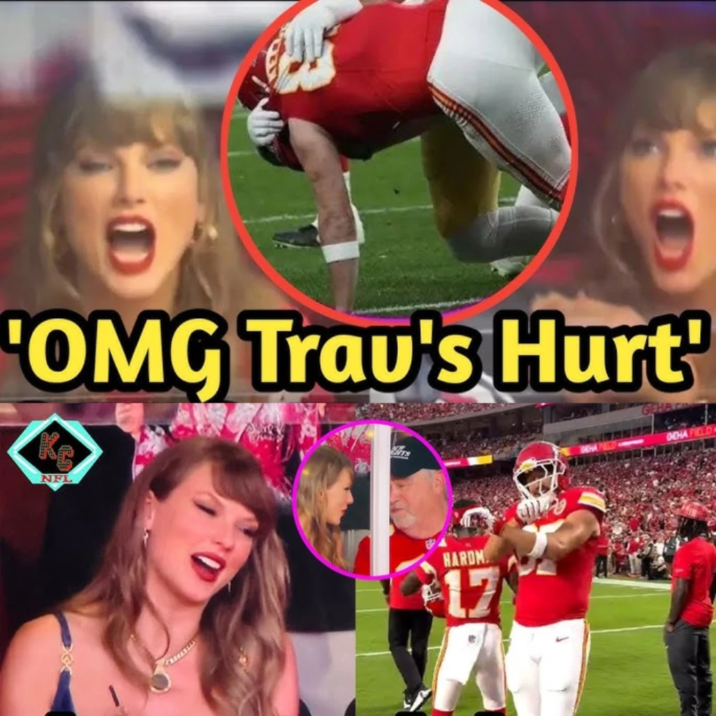 "Taylor Swift's SHOCKING Reaction to Travis Kelce's Injury: 'OMG Travis ...