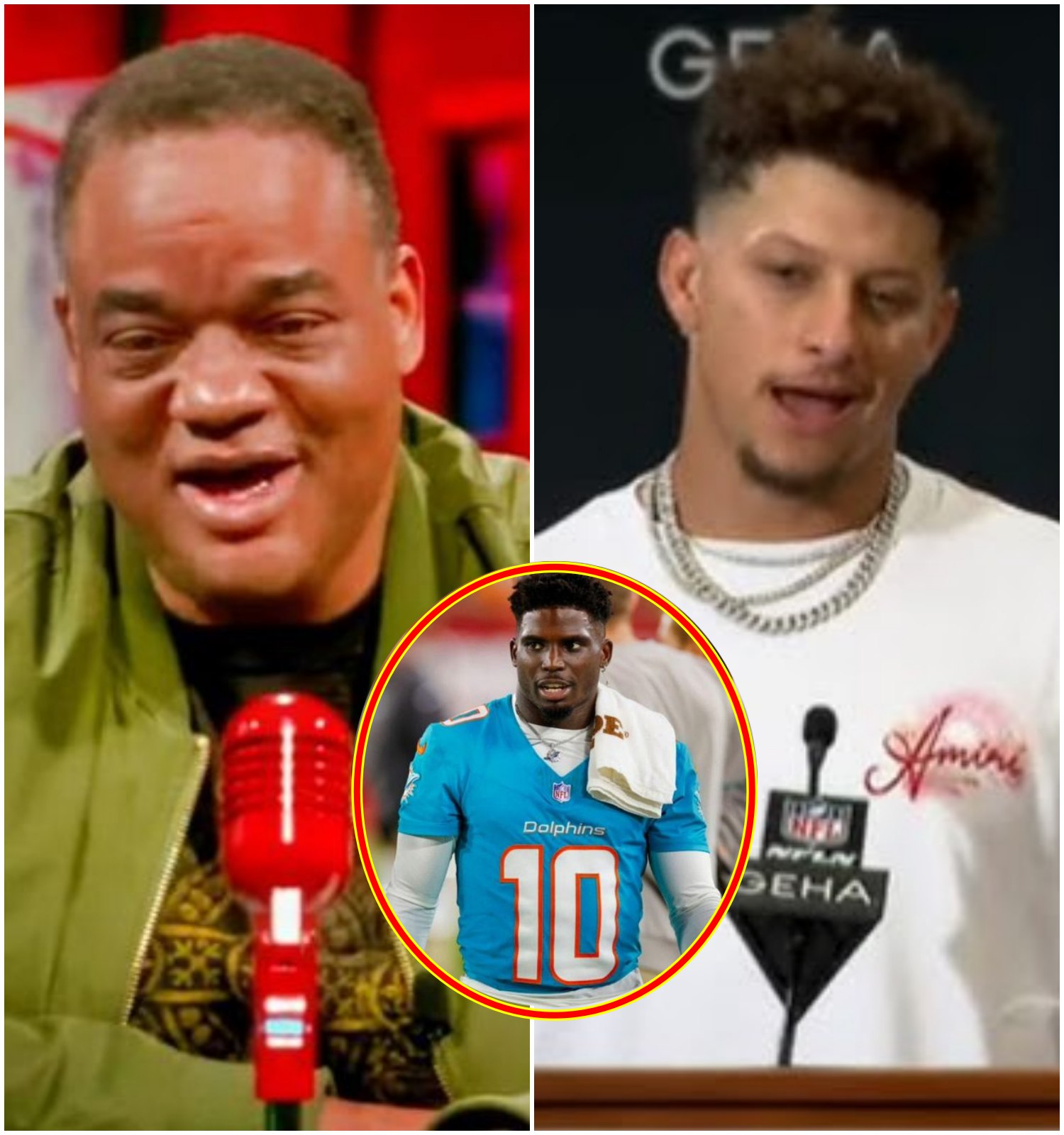 Jason Whitlock and Patrick Mahomes go down Tyreek Hill for being ...