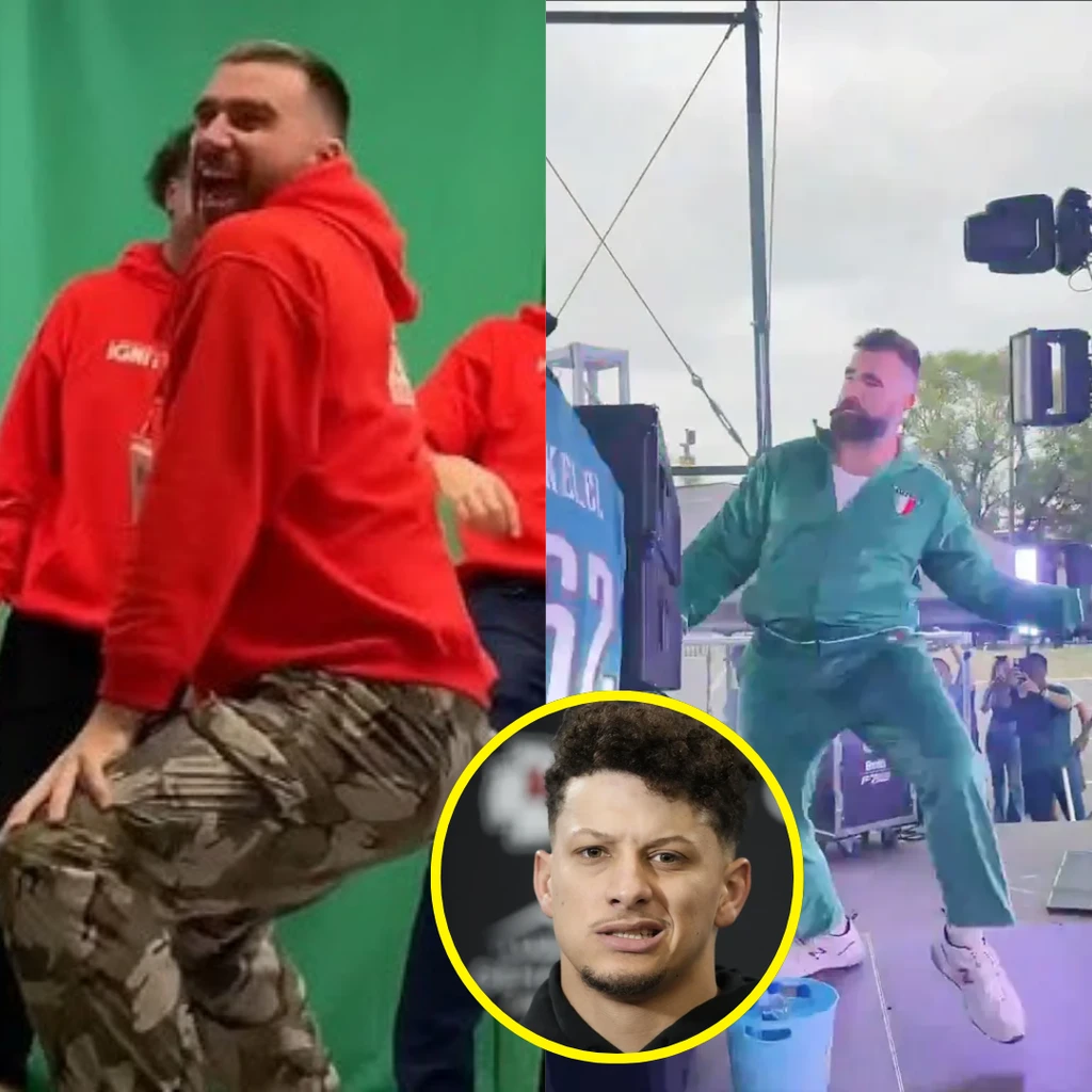 VIDEO: Patrick Mahomes roasts Jason Kelce’s wild dance moves: ‘Go crazy ...