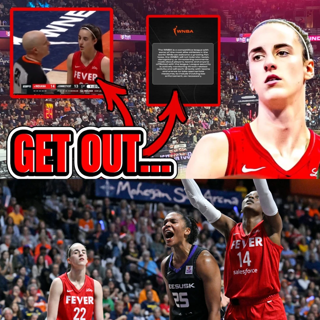 Caitlin Clark ATTACKED By RACIEST Connecticut Sun FAN WNBA FORCED To ...