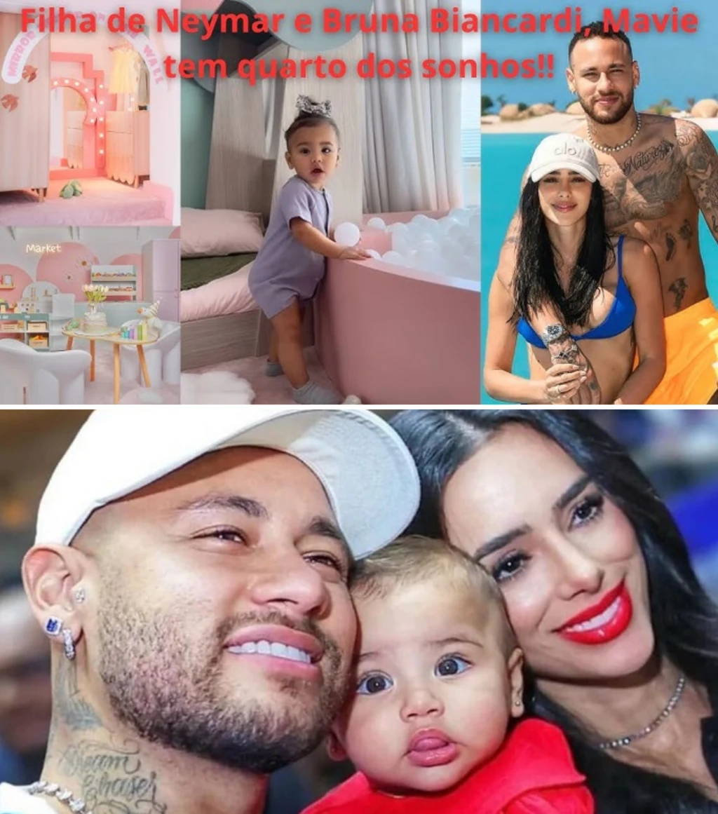 Filha de Neymar e Bruna Biancardi: Mavie Tem o Quarto dos Sonhos! - News