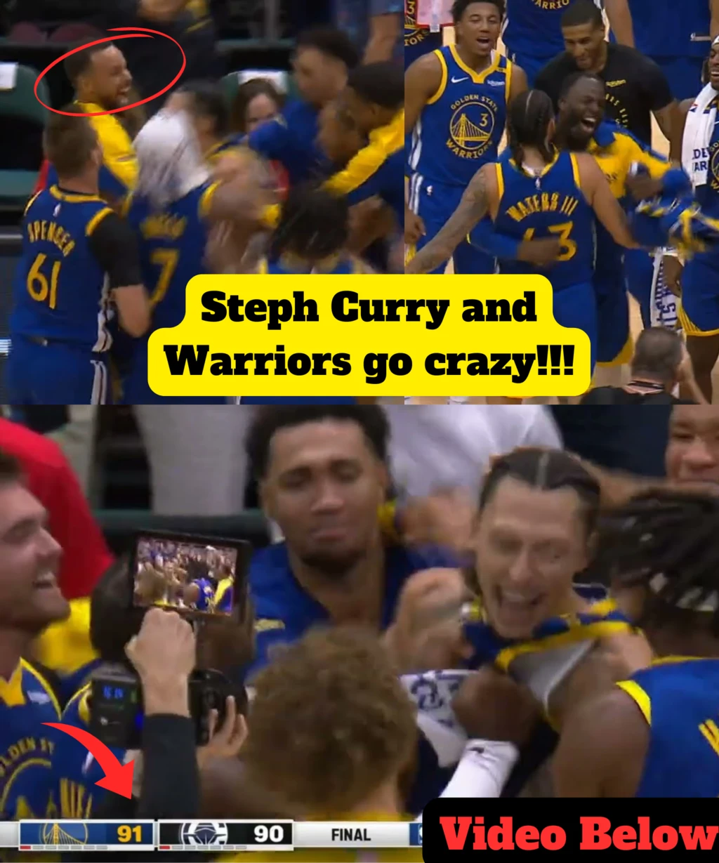 Steph Curry and Warriors go crazy after Waters III buzzer beater game winner vs Clippers - News