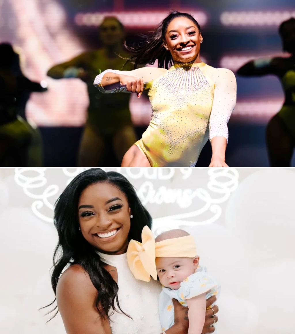 With Simone Biles’s Gold Over America Tour on a Break, Baby Biles Takes ...