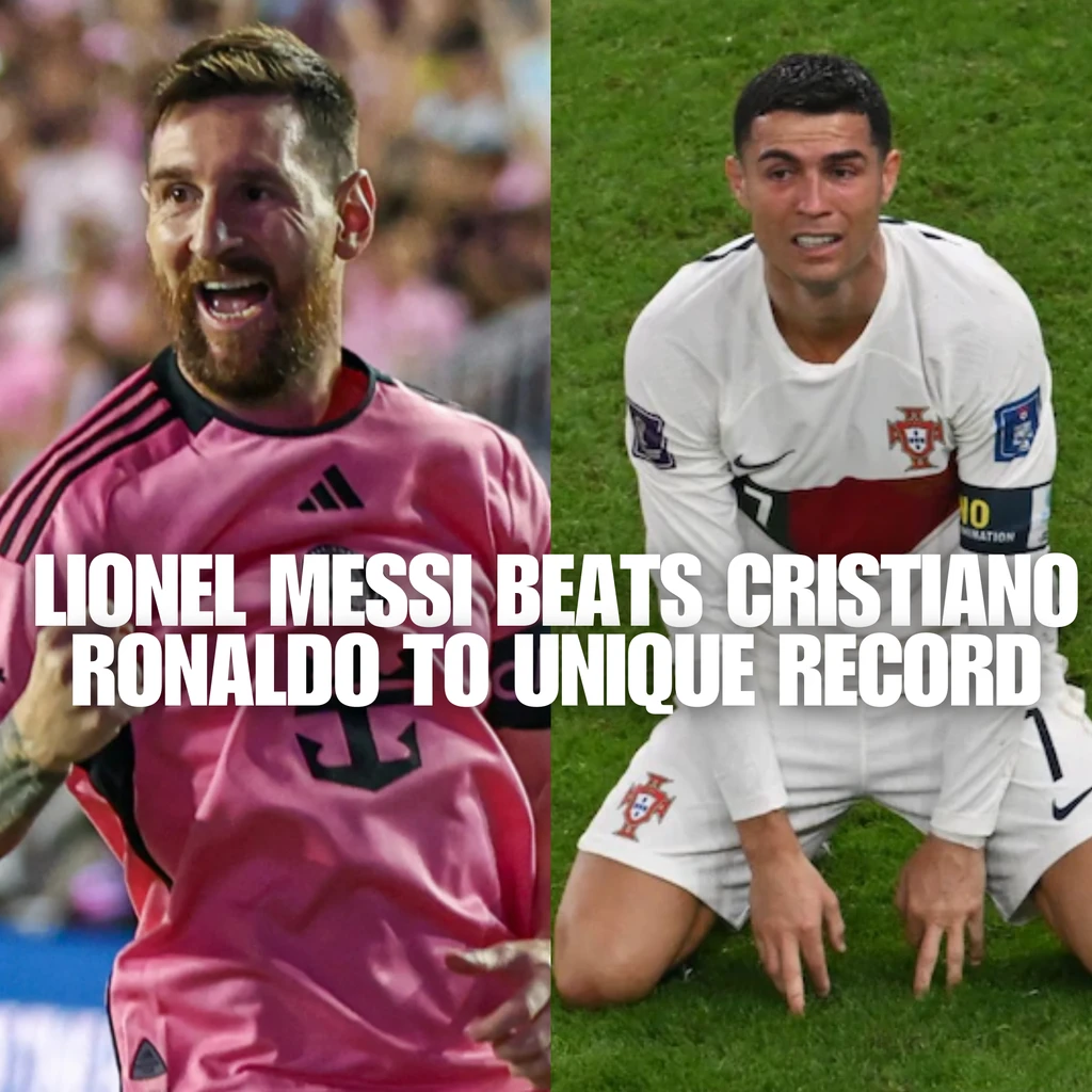 Lionel Messi beats Cristiano Ronaldo to unique record following latest ...