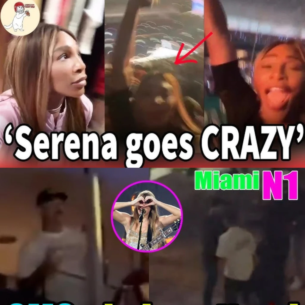 OMG! Serena William shares CRAZY Footage of Taylor Swift at Eras Tour ...