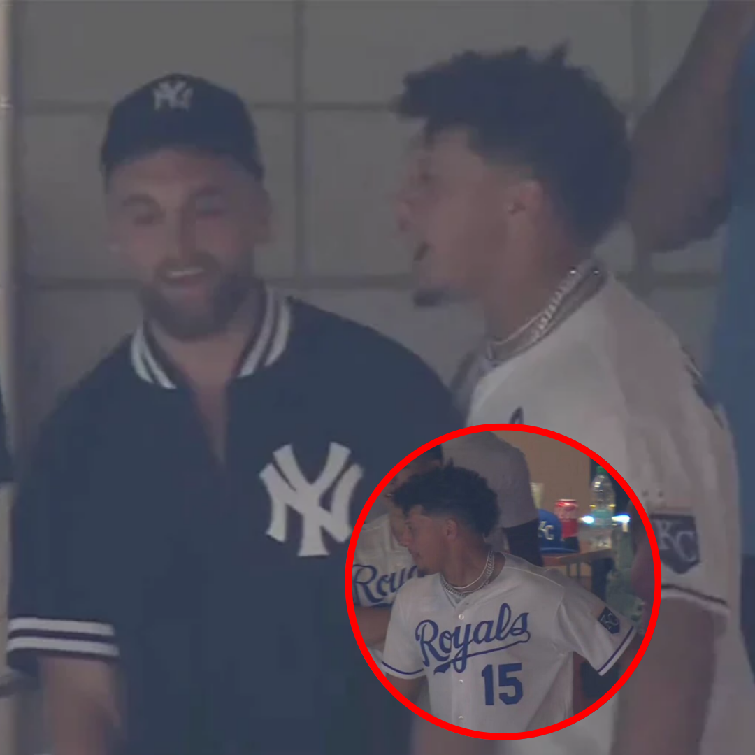 Patrick Mahomes trash talking a Yankees fan Video - News