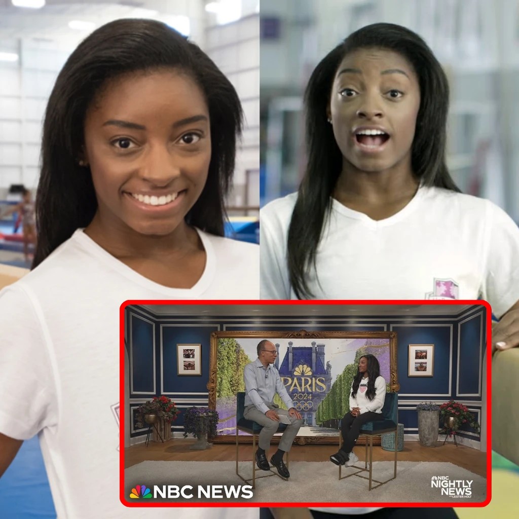 Simone Biles and Lester Holt one-on-one at Paris Olympics - News