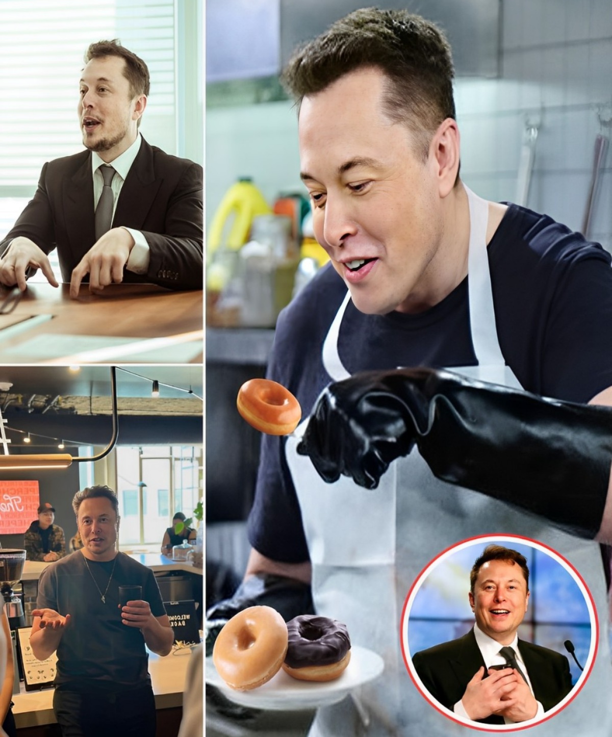 Daily life of 53-year-old Elon Musk: checking phone, eating donuts in ...