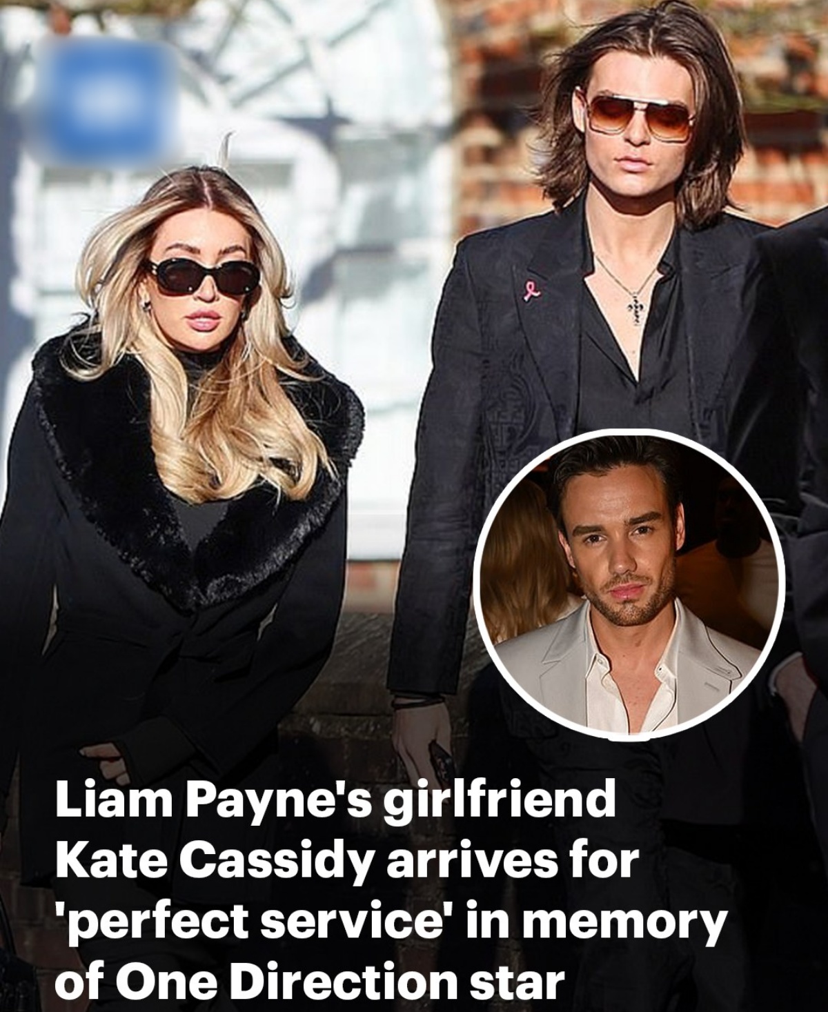 Liam Payne's girlfriend Kate Cassidy joins mourners at tragic singer's ...