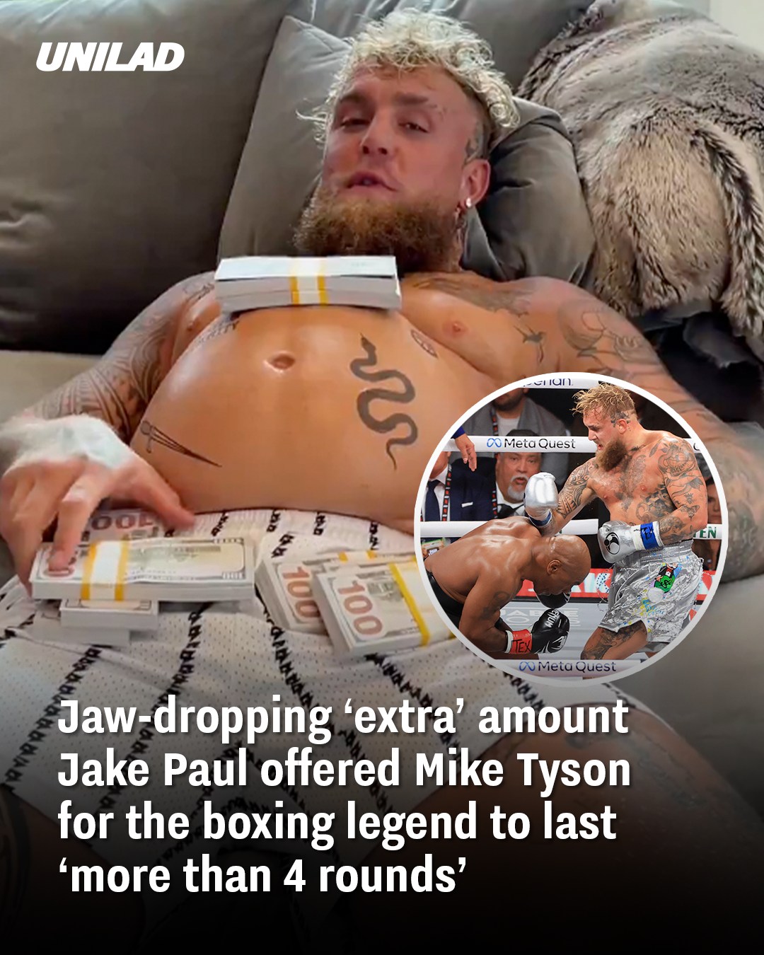 Jaw-dropping ‘extra’ amount Jake Paul offered Mike Tyson for the boxing ...