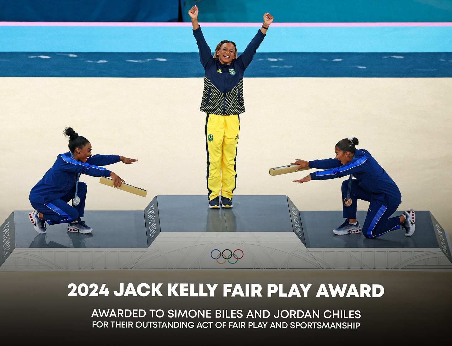 Biles and Chiles Receive Jack Kelly Fair Play Award for Outstanding ...