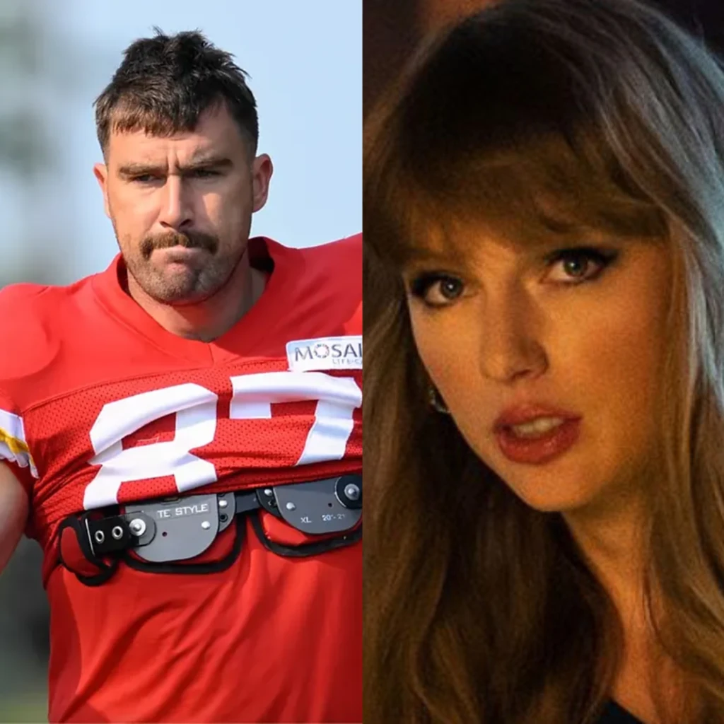 Taylor Swift look SAD about her relationship with Travis Kelce after Travis Kelce looking for ...