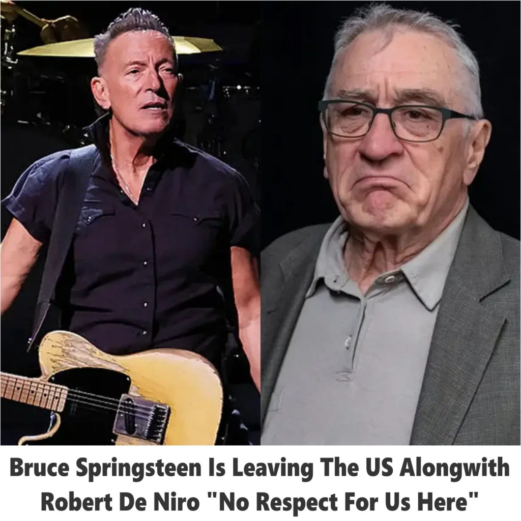 Bruce Springsteen Is Leaving The US Alongwith Robert De Niro, “No Respect For Us Here” - News