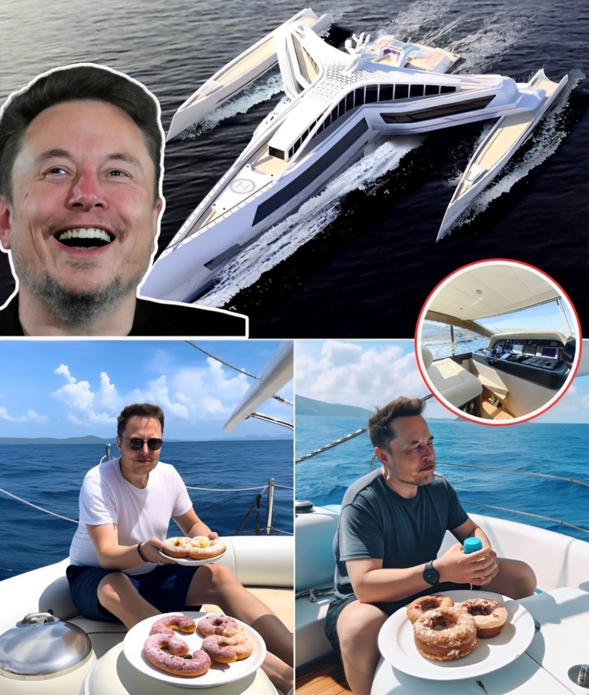 Elon Musk’s Tesla super yacht, valued at around 91 million USD, has all ...