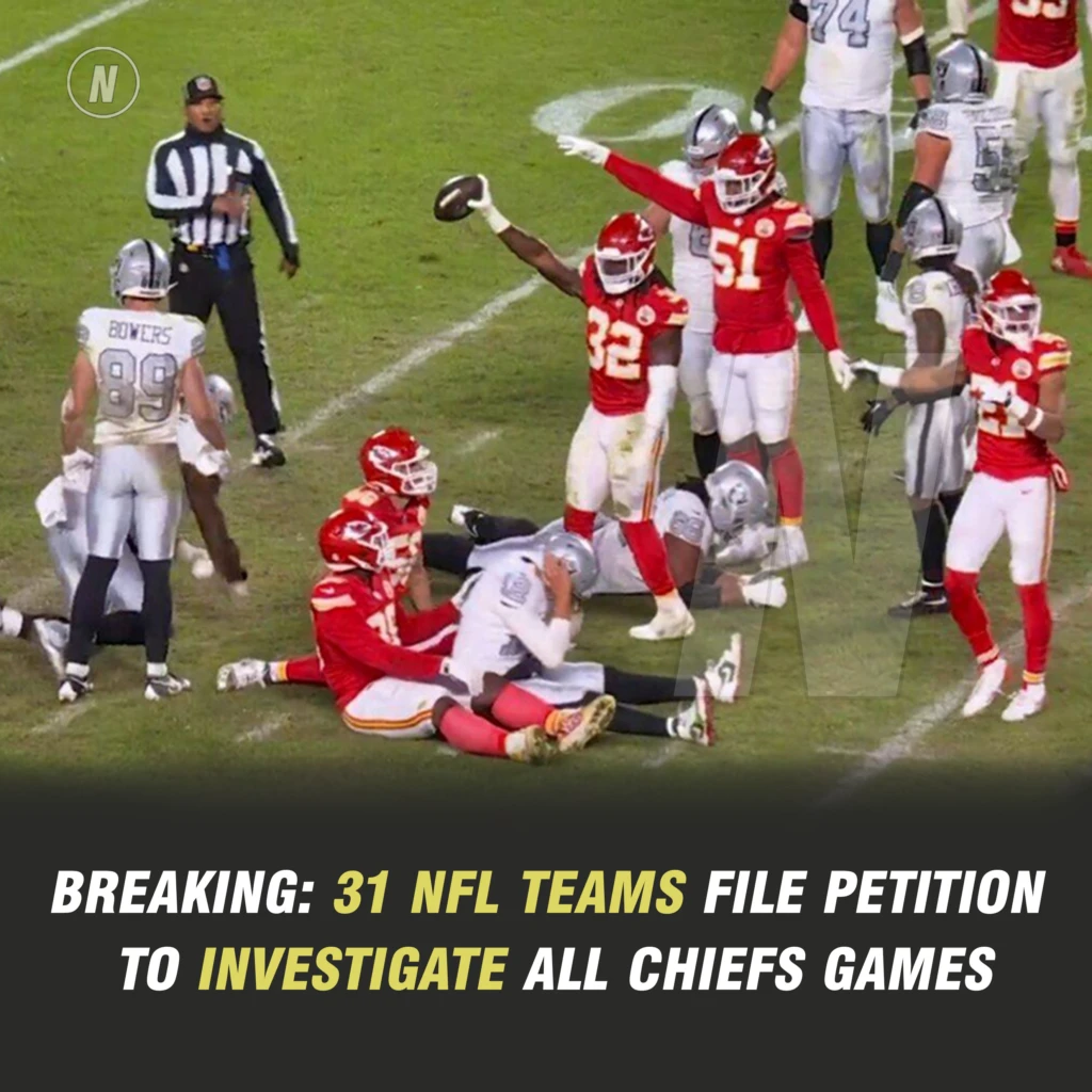 BREAKING: 31 NFL teams file petition to investigate all Chiefs games ...