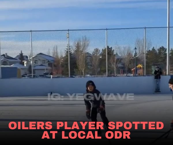 Edmonton Oilers veteran spotted at local ODR playing hockey with kids ...
