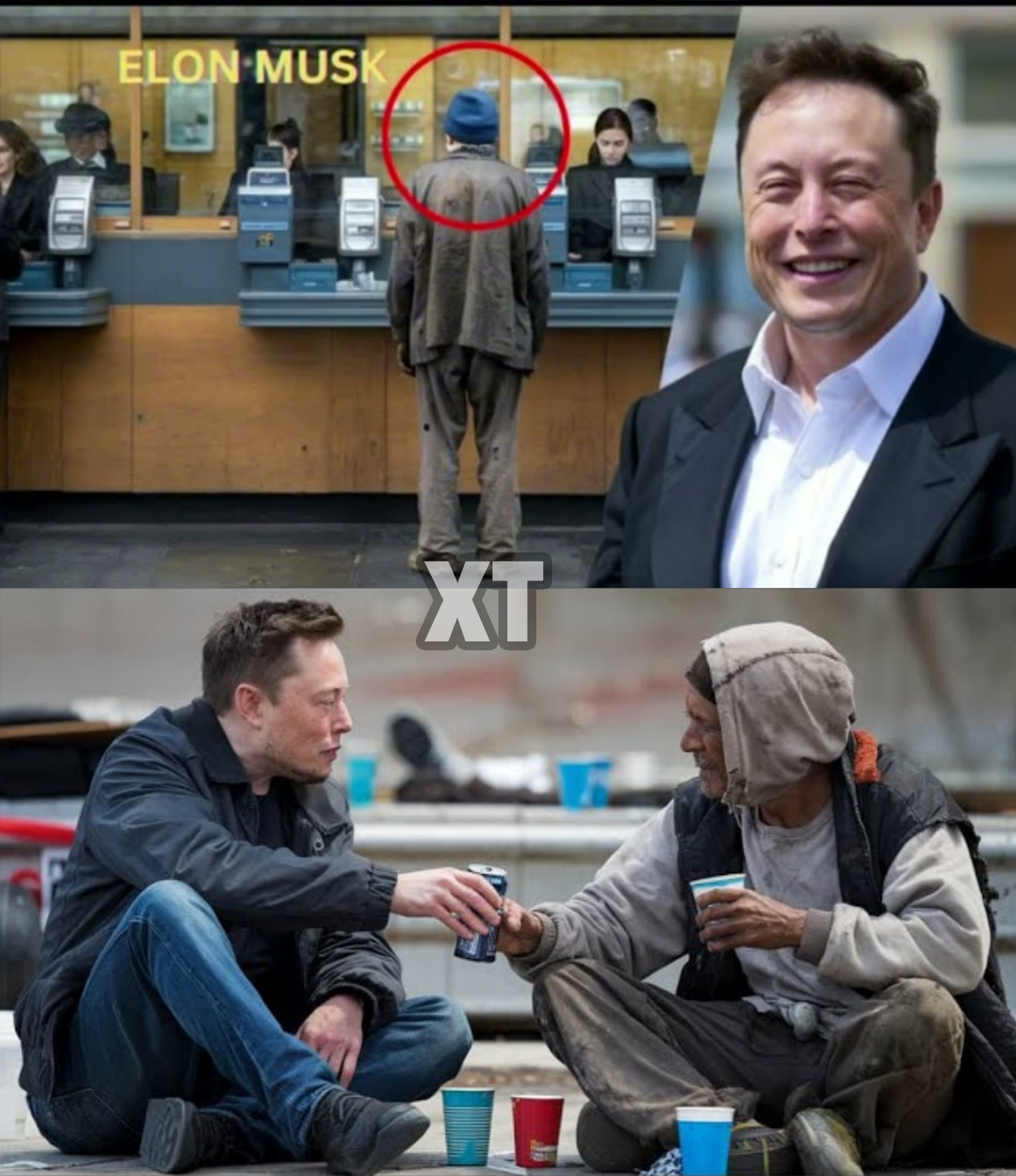 Elon Musk Disguises Himself as Homeless to Test a Bank! You Won’t ...