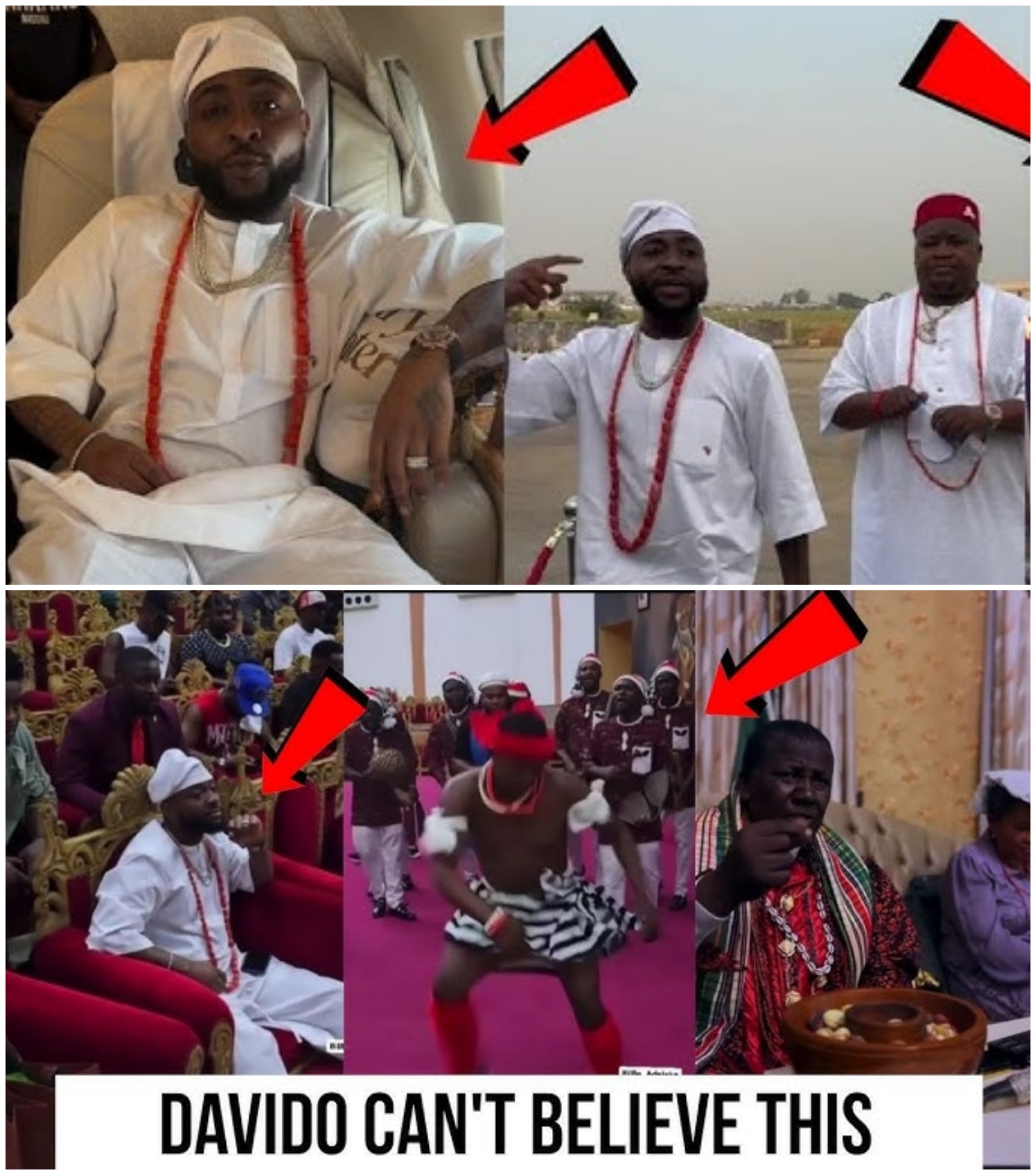 Moment Davido Went Crazy After Seeing The Amazing Cultural Dancers ...