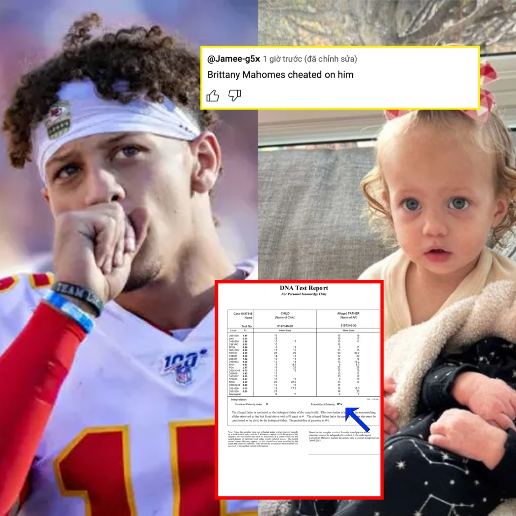 Patrick Mahomes Devastated as DNA Test Confirms Daughter Is Not His - News