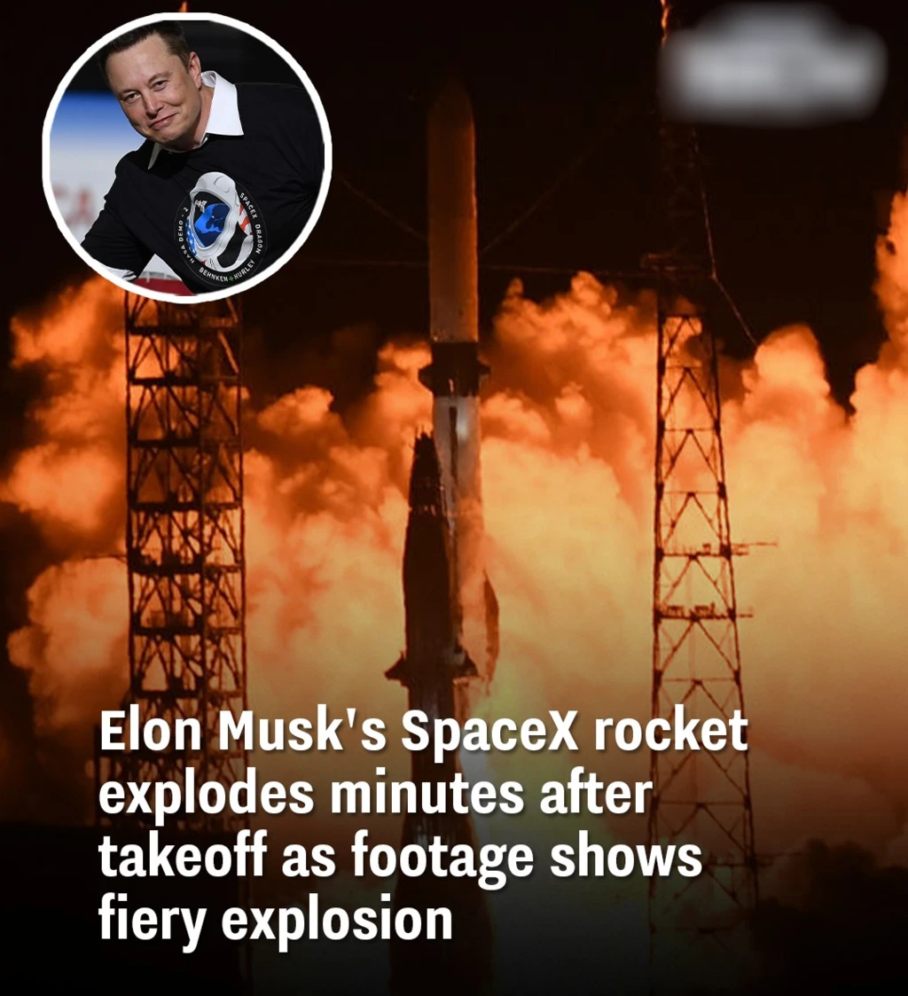 Elon Musk's SpaceX rocket explodes minutes after takeoff as footage ...