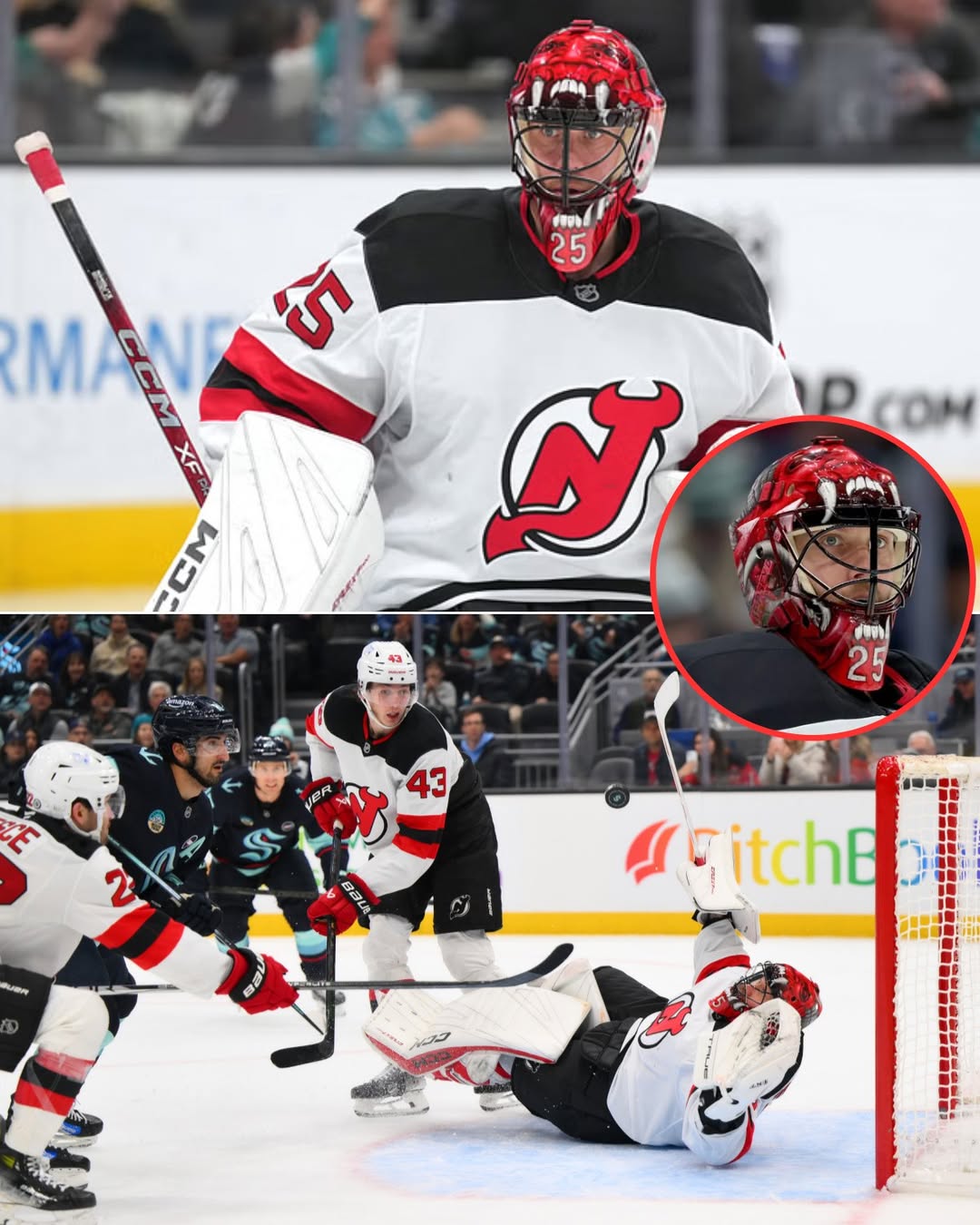 Devils hero Jacob Markstrom makes his feelings known about putting on a ...
