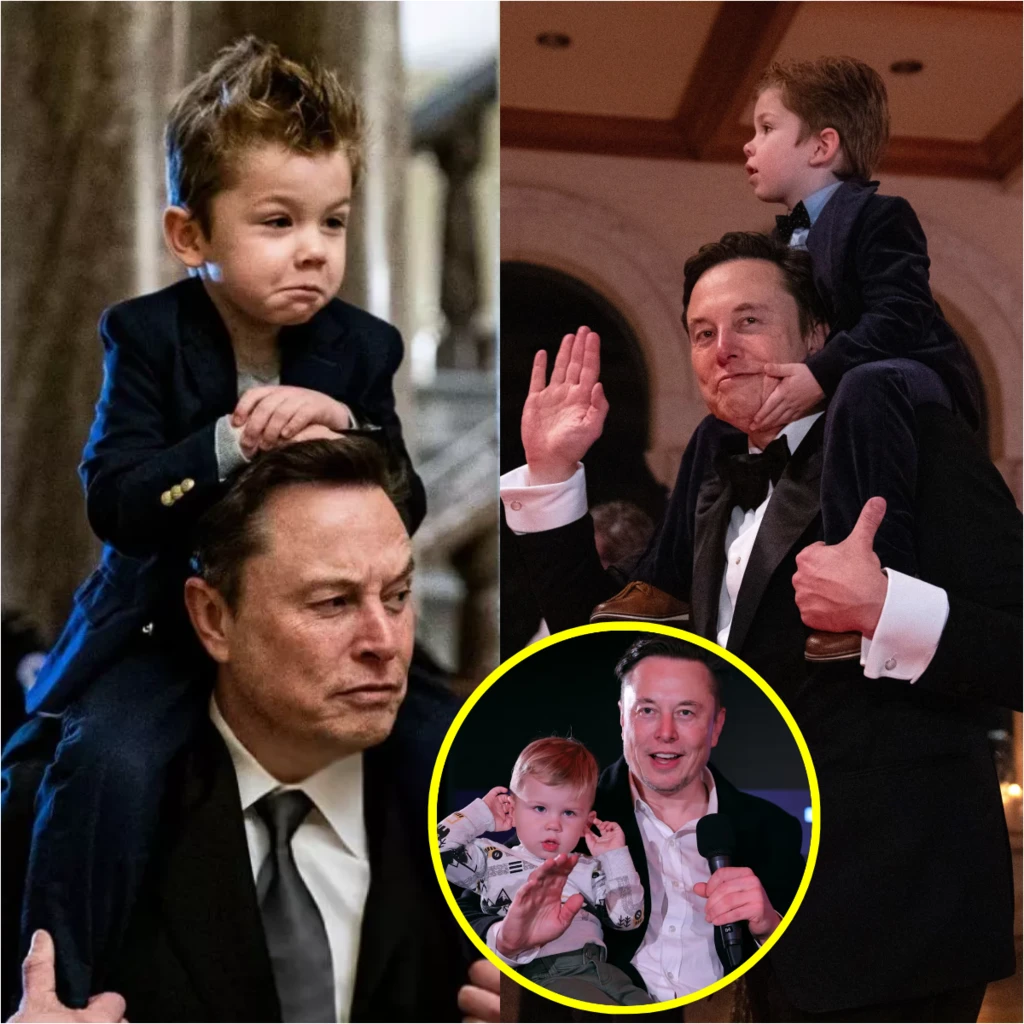 Hilarious Moment: Elon Musk’S Son Drums On His Dad’S Head At New Year ...