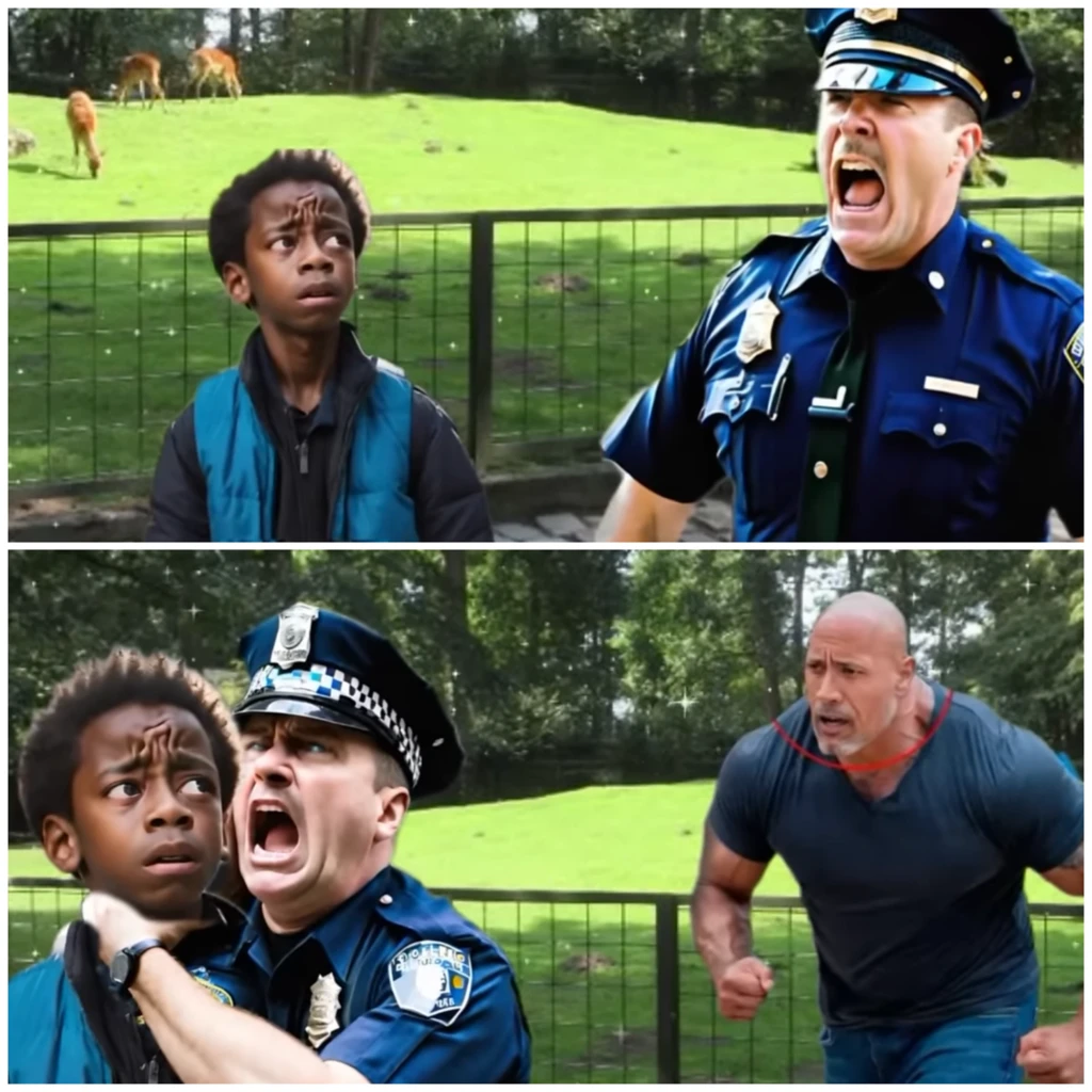 RACIST POLICE ARREST BLACK BOY, ROCK'S ACTION SHOCKED THE POLICE ...