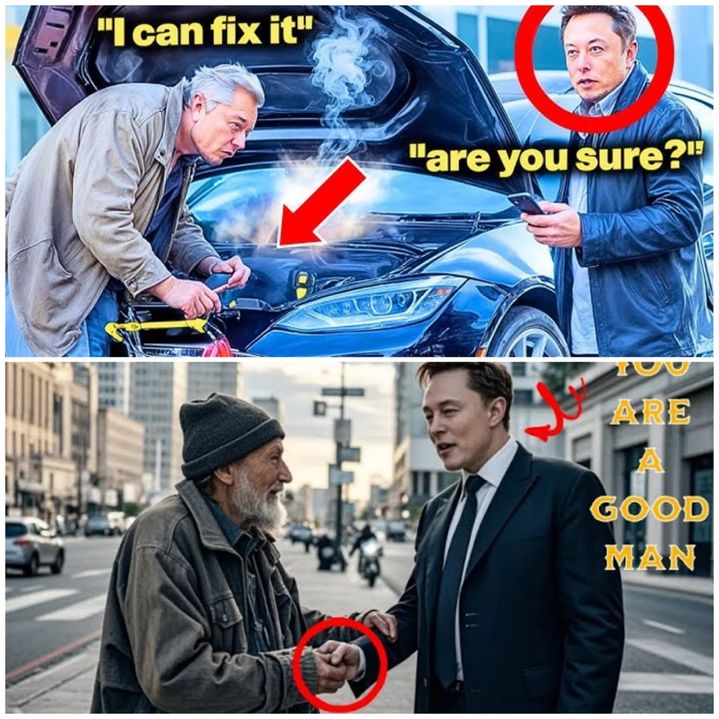 Homeless OLD Man HELPS Elon Musk, Next Day He Gets The Shock Of His ...