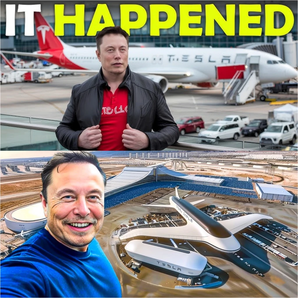 Elon Musk Shocks the World: Tesla’s First-Ever Aircraft Takes Flight - News