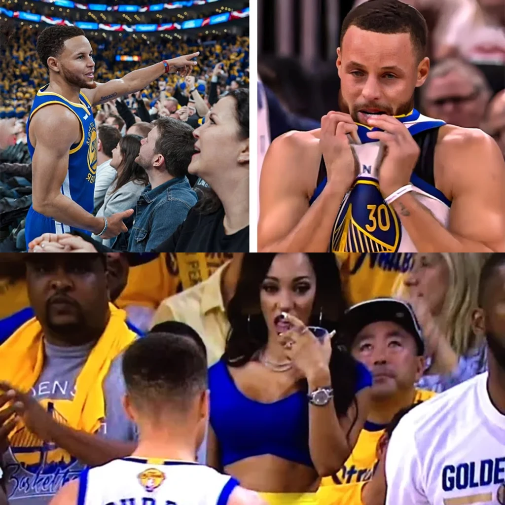 During Match Steph Curry Sees Woman From His Past In The Crowd..His ...