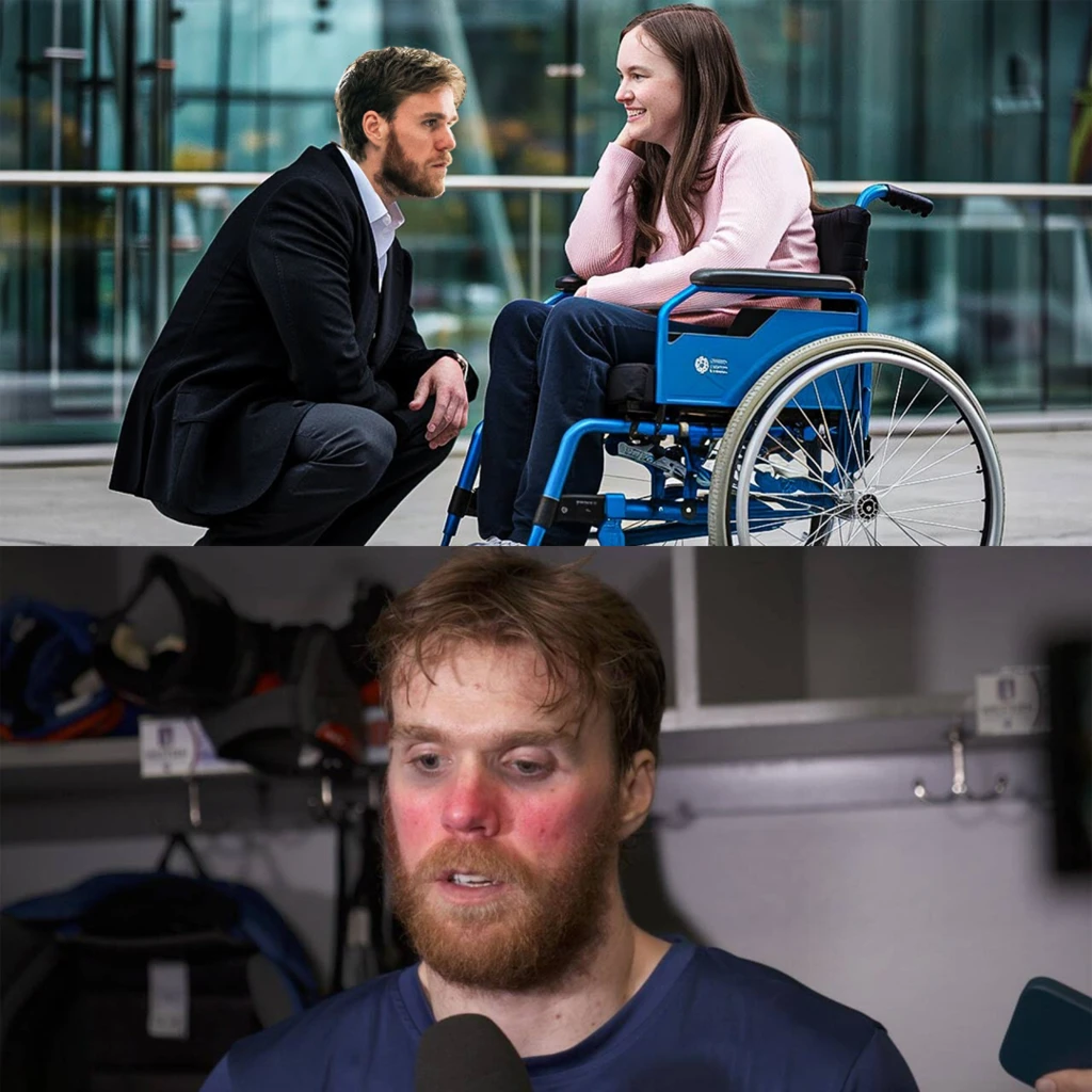 An event took an unexpected turn when a disabled girl asked Connor ...