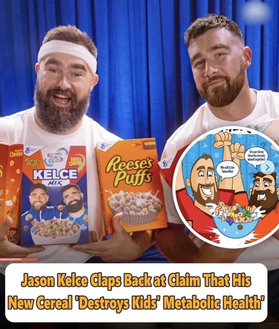 Jason Kelce Claps Back at Claim That His New Cereal 'Destroys Kids ...