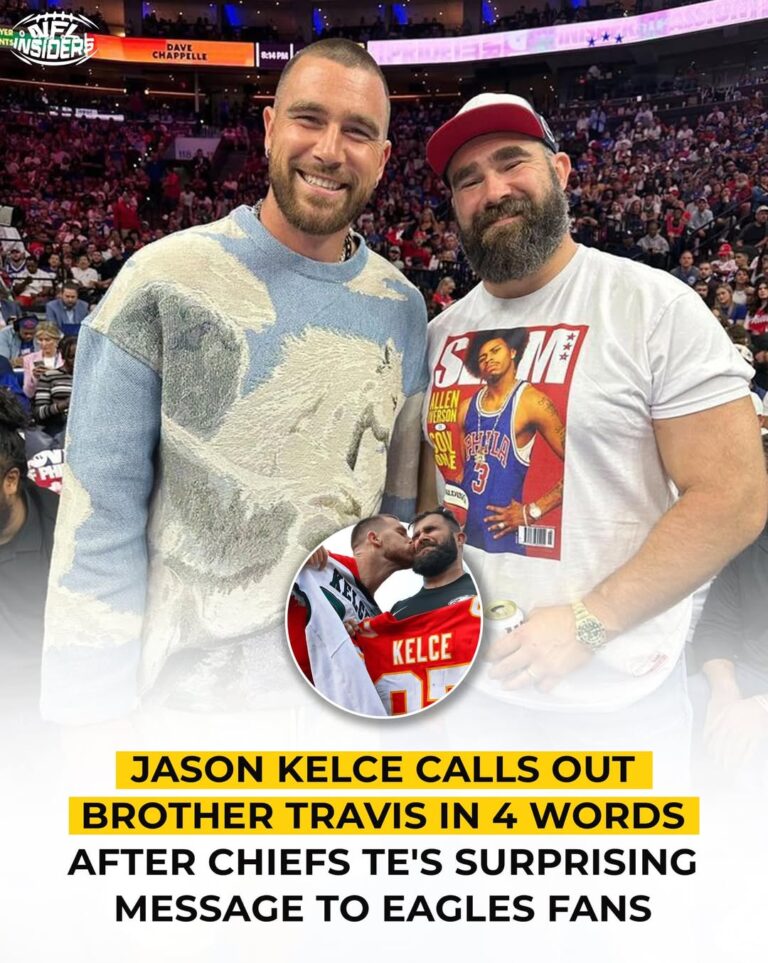 Jason Kelce Stuns Fans With 4-Word Response to Brother Travis After ...