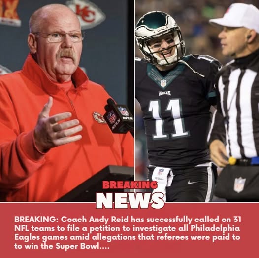 BREAKING: Coach Andy Reid has successfully called on 31 NFL teams to ...